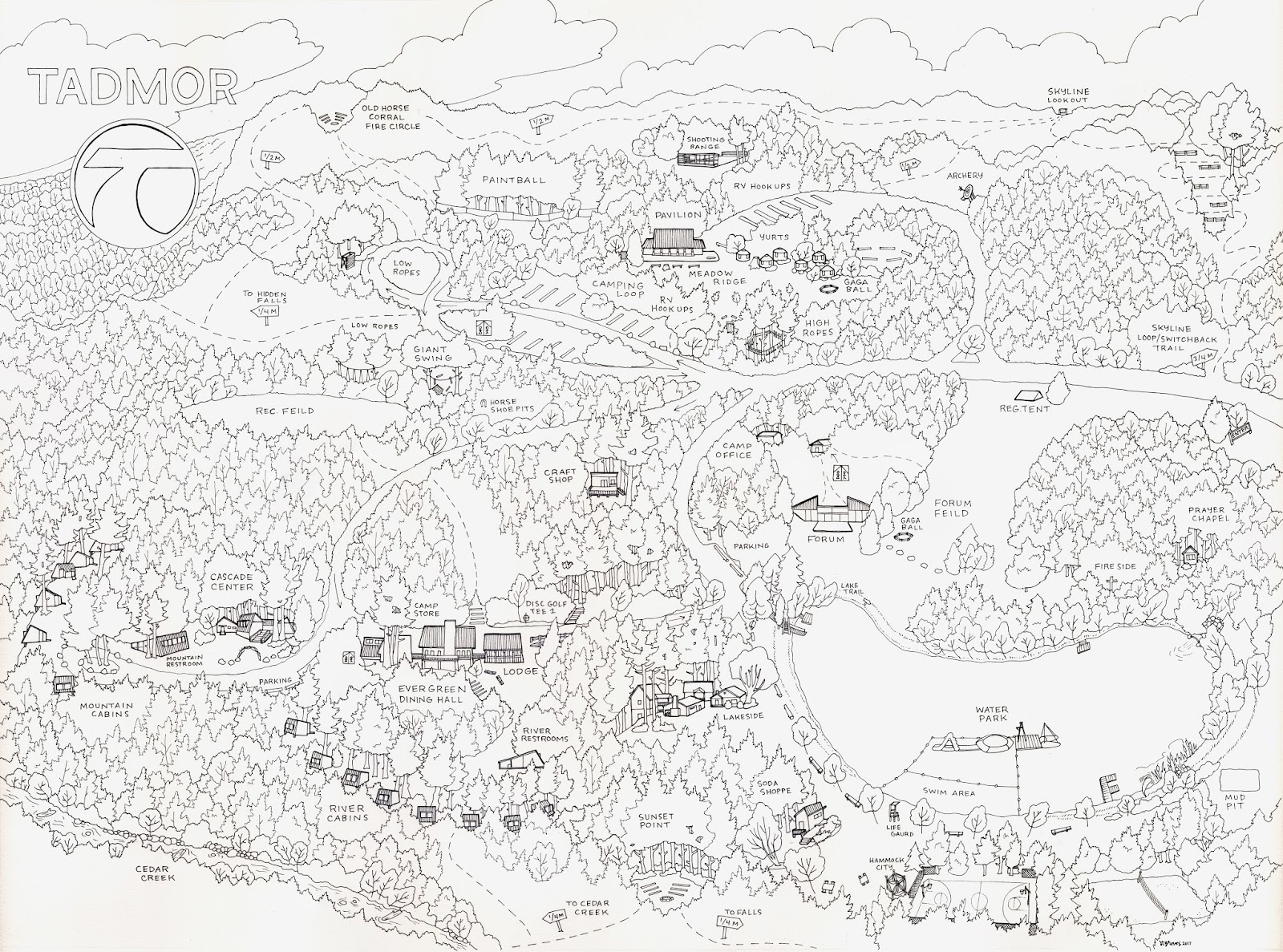 Meadow to Grove: Camp Tadmor Map