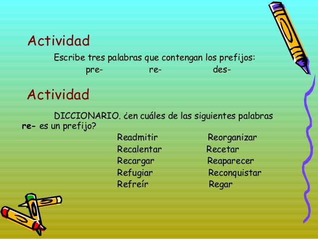 Me mola cuarto!!: LOS PREFIJOS RE- Y PRE-