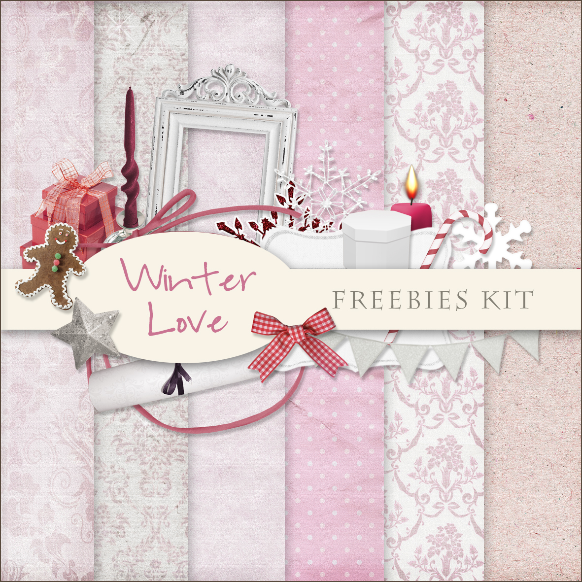 Scrap. DOT: Freebies Kit - Winter Love