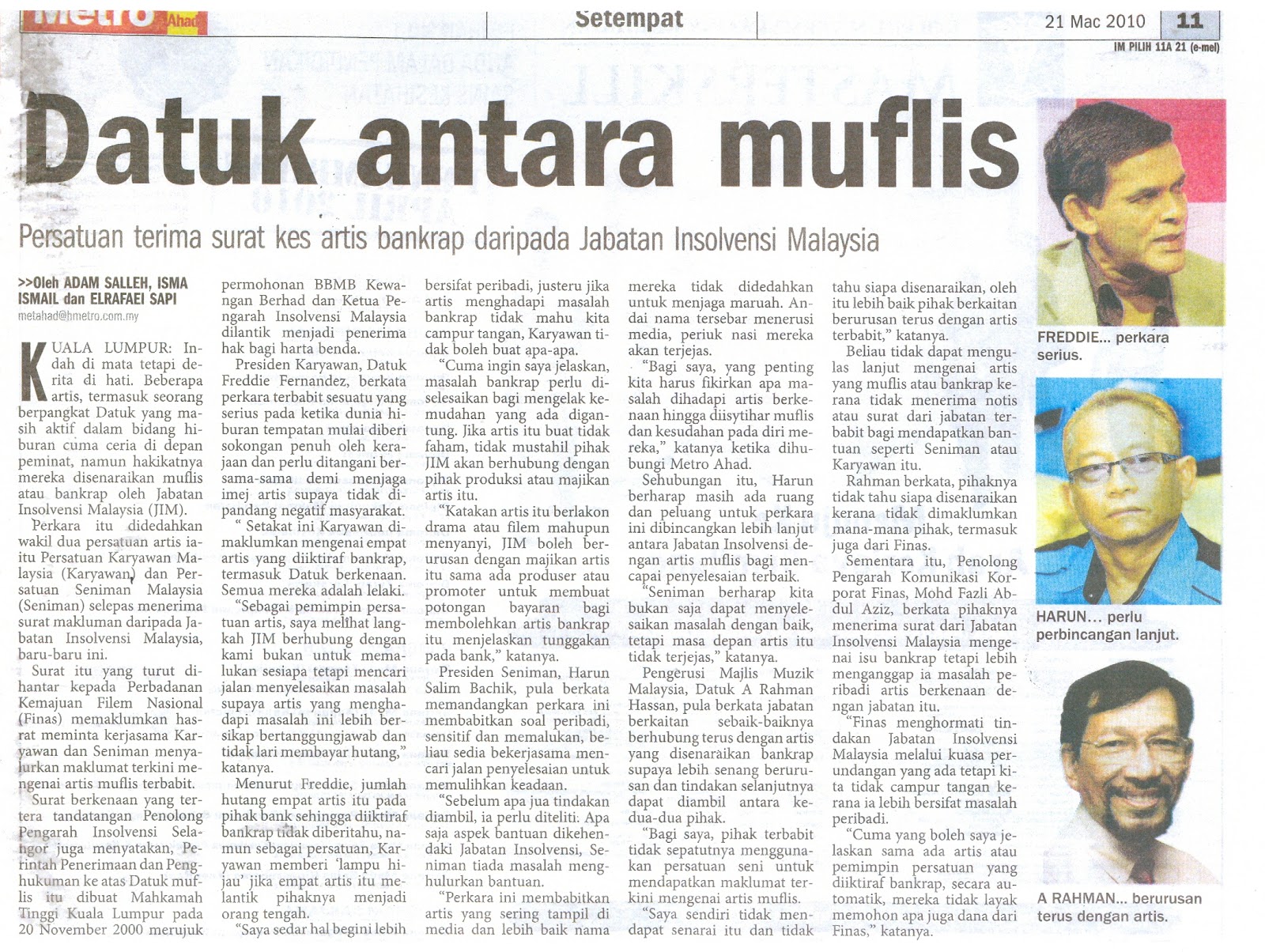 Zulaiqha Zulkifli: Forum Muflis Atau Bankrap..Anda Masih Ada Peluang Kedua?