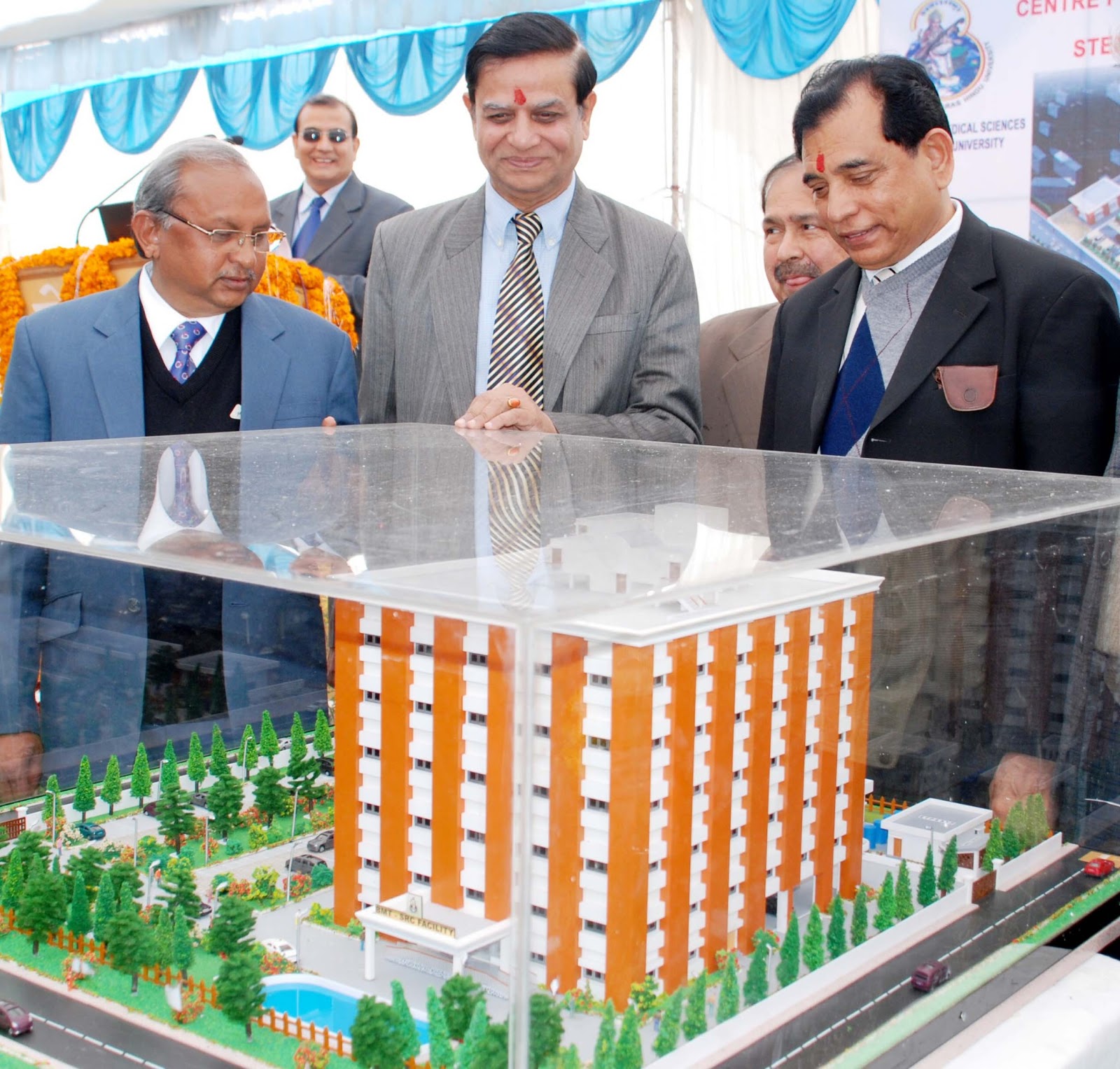 Varanasi View: Foundation stone of Centre for Bone Marrow Transplant ...