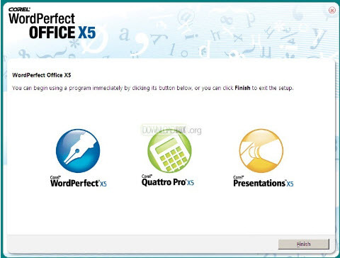 Corel wordperfect x5 - omahagar