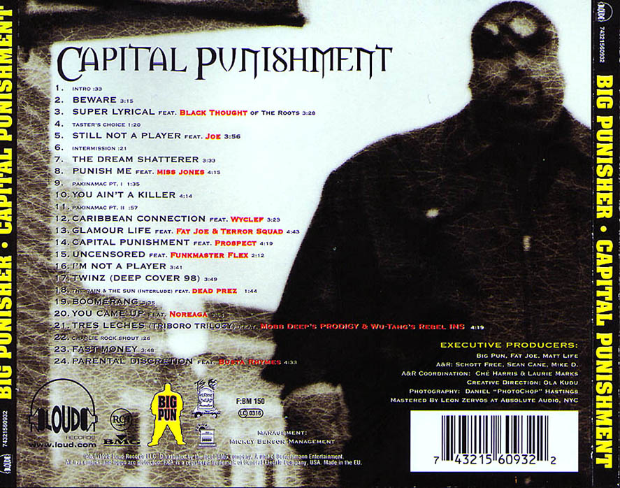 RAP & HIP HOP: BIG PUN CAPITAL PUNISHMENT (1998)