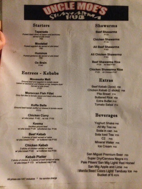 ERICJAZ FOODIES: UNCLE MOE'S SHAWARMA HUB (AGAIN)