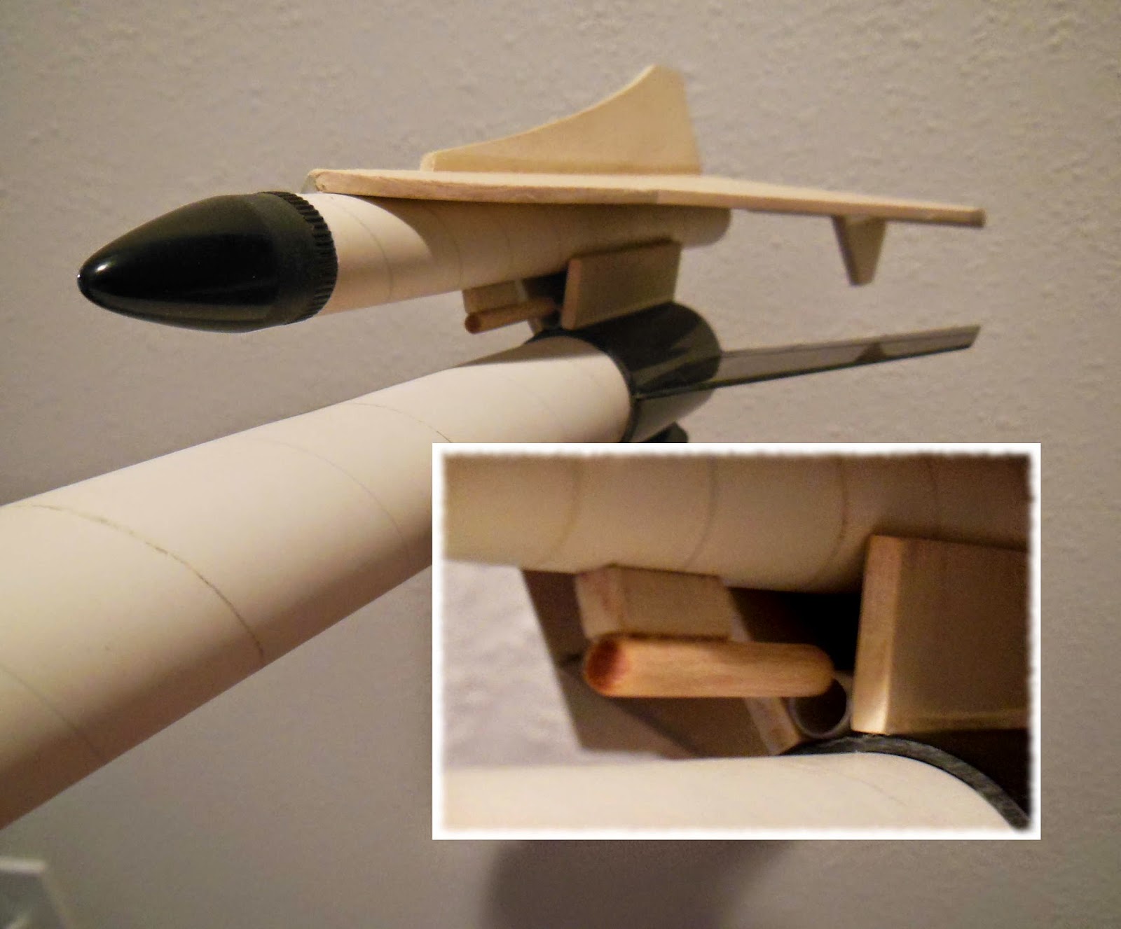 Model Rocket Building: Quest Aurora Build, Part 9, Cradle Fit and Parachute