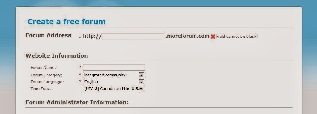 How to make a free forum use Moreforum