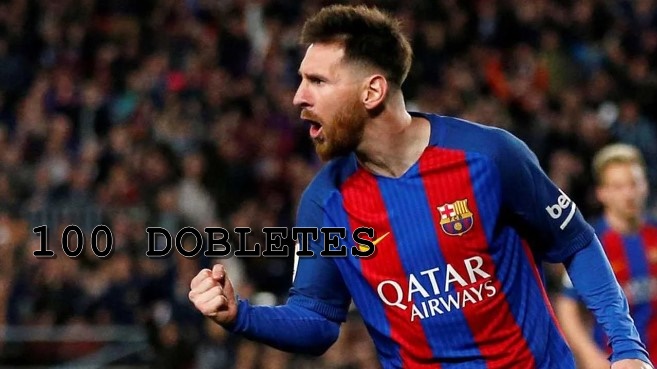 Messi Alcanza su meta EN GOLES de 100 DOBLETES - Jugadores Futbol