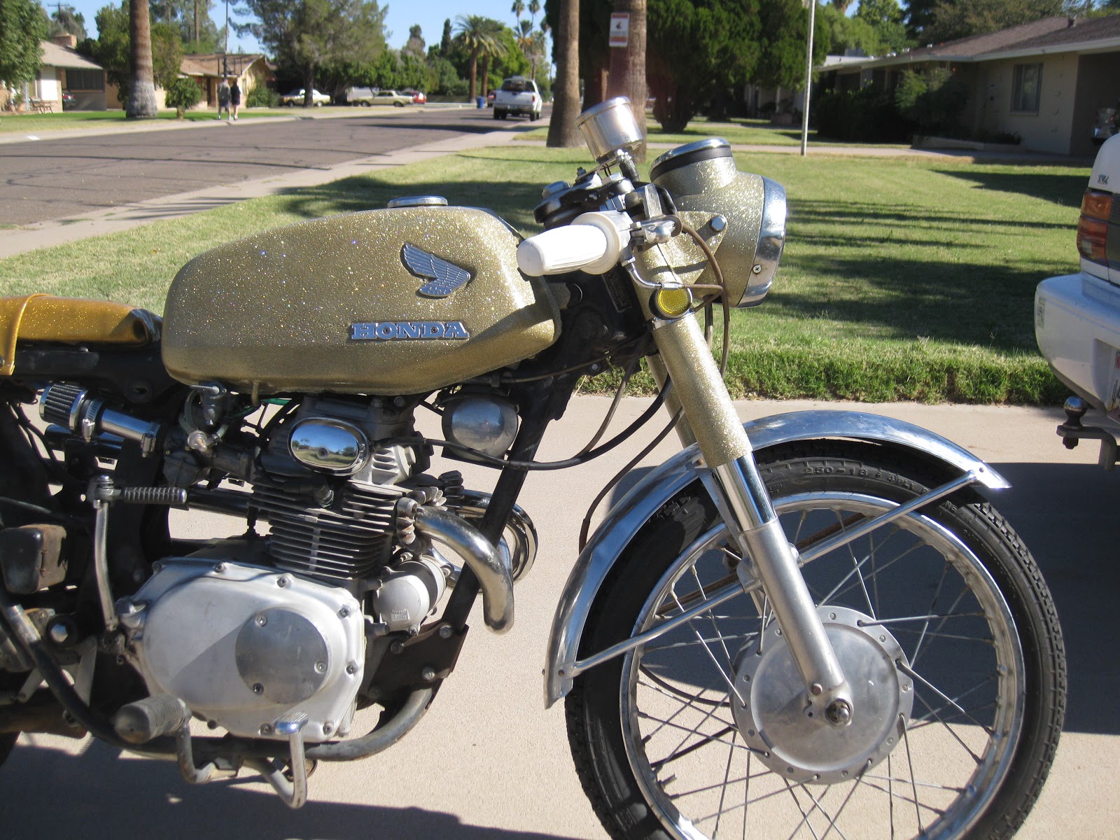 Words of Wezdom: 1971 Honda CB175 -- "Gary Glitter"