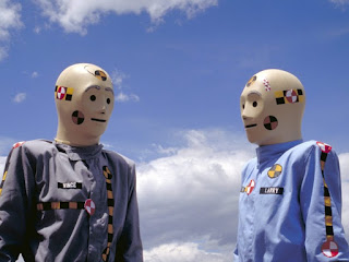 It Is A Glorious Day: Test Dummies Fall Out of Roller Coaster and Land ...