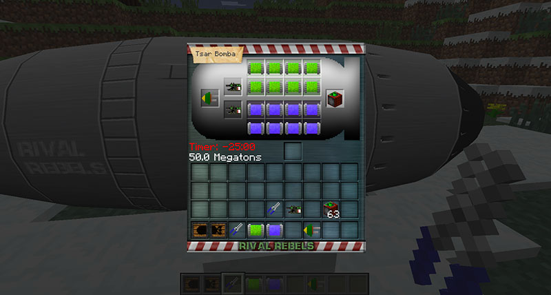 Tsar Bomba Explosion Minecraft