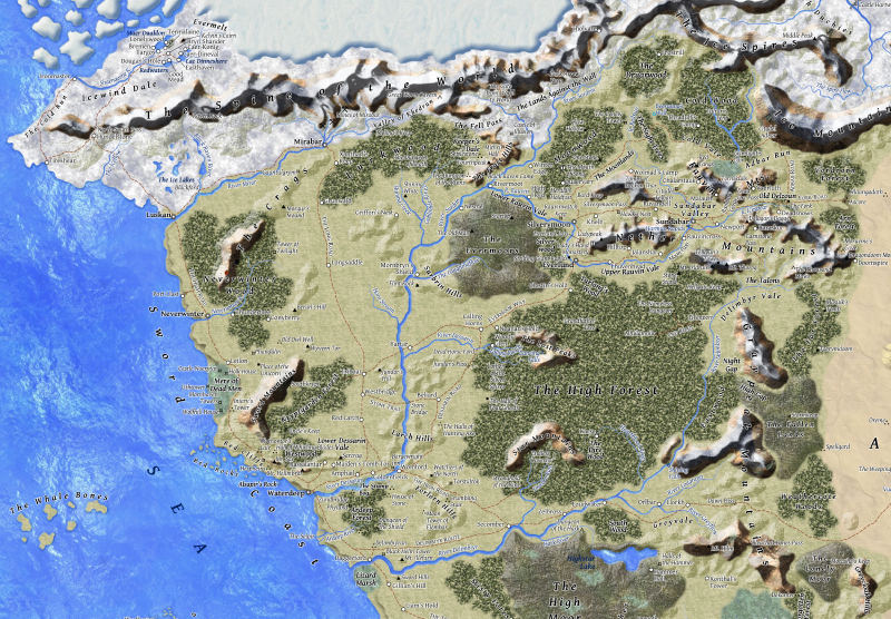 Arcanos do Vale: Desossantes Mapas de Forgotten Realms