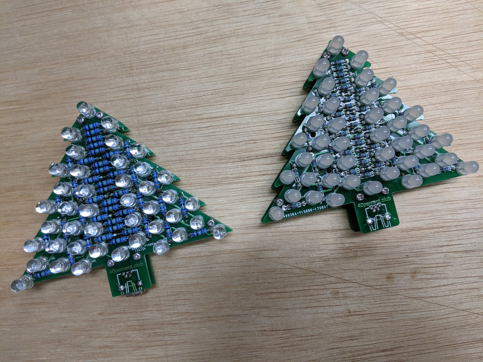40% Keyboards: Christmas Tree PCB