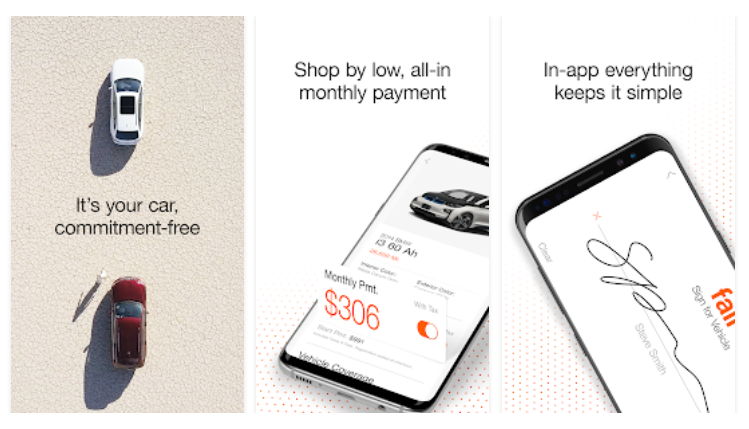 Fair: A New Way To Own A Car Mobile App - Youth Apps