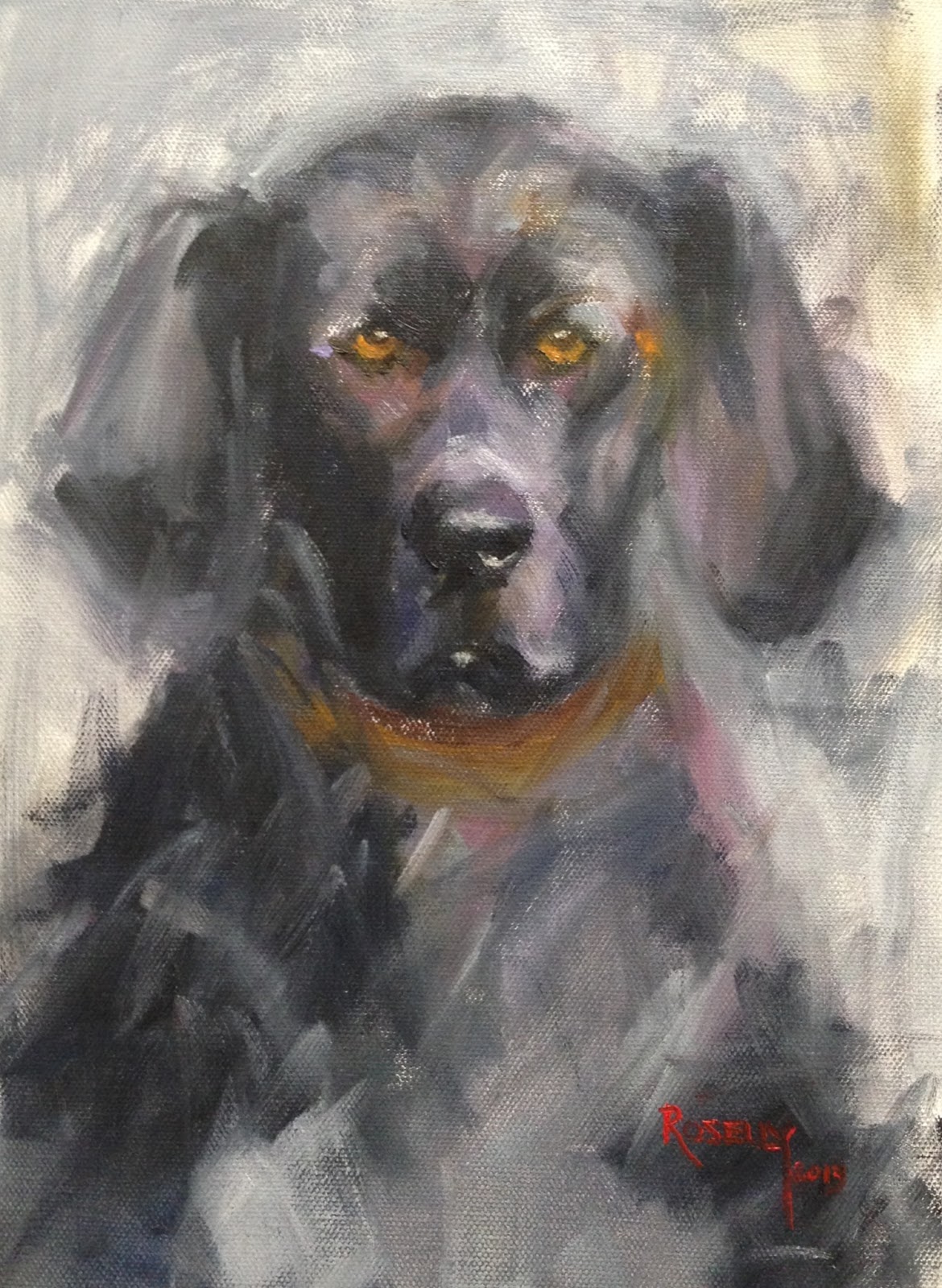 Roselly's Drawing & Painting: The Plott Hound