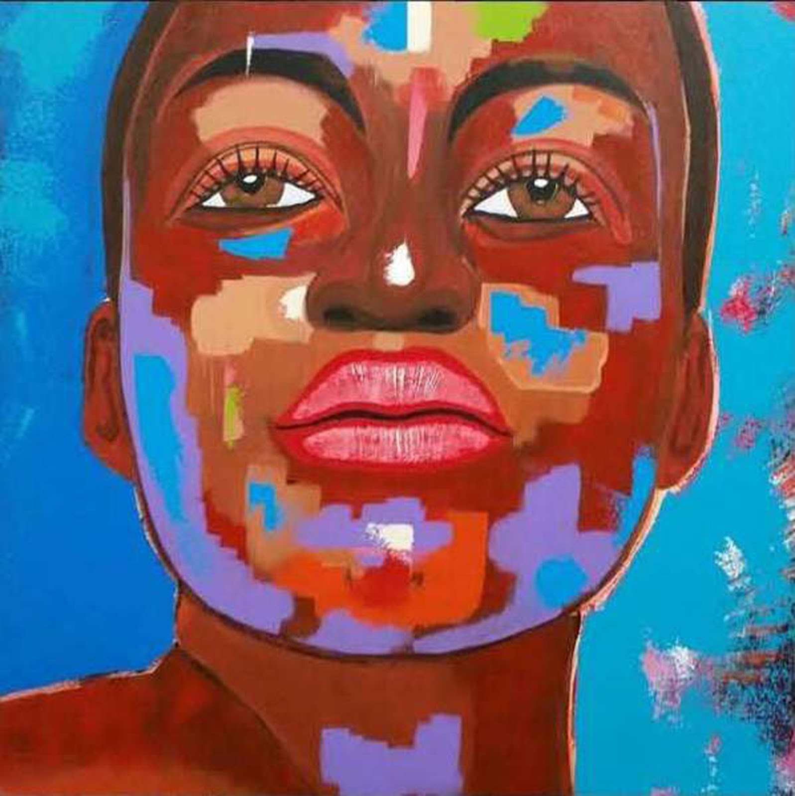 Julian Espinal Art Project: Noel Ortiz: Abstract landscapes & Faces