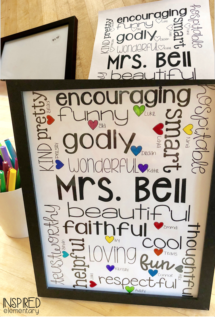 Adjective Collages · Inspired Elementary