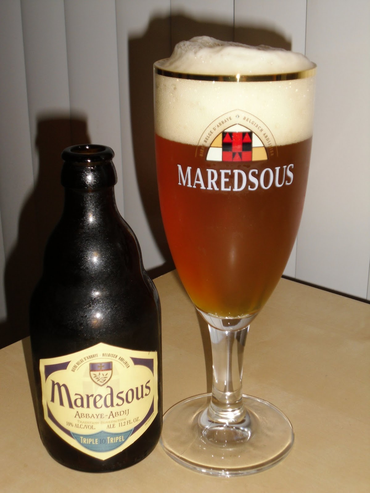 Anton's Dear Beer Journal: Maredsous 10 Tripel by Duvel Moortgat