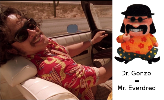 Everdred from Earthbound/Mother 2 is Dr. Gonzo from Fear and Loathing ...