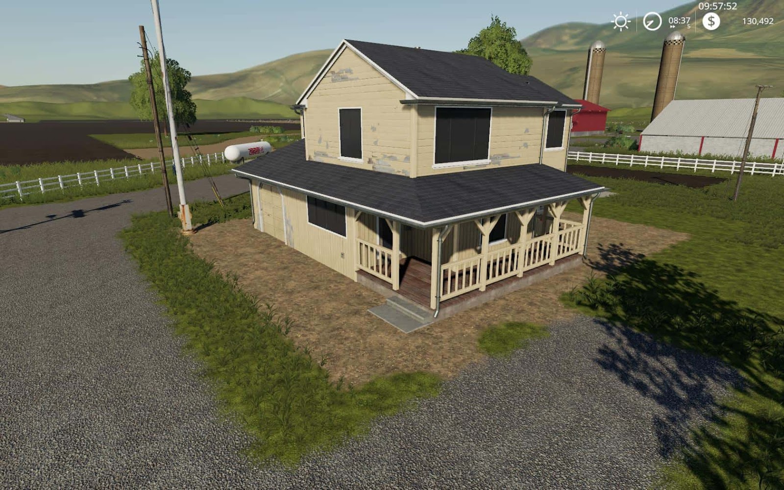 FS19 Placeable 4 bedroom house with sleep trigger v1.0 - FS 19 & 22 USA ...