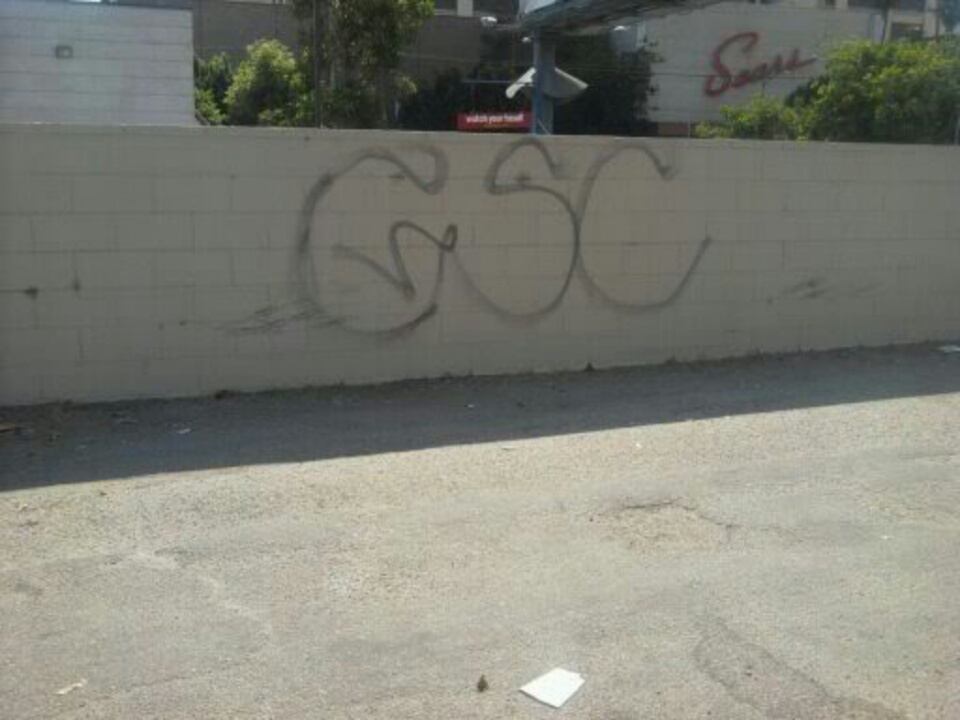 crip gangs graffiti: Grape street watts crip