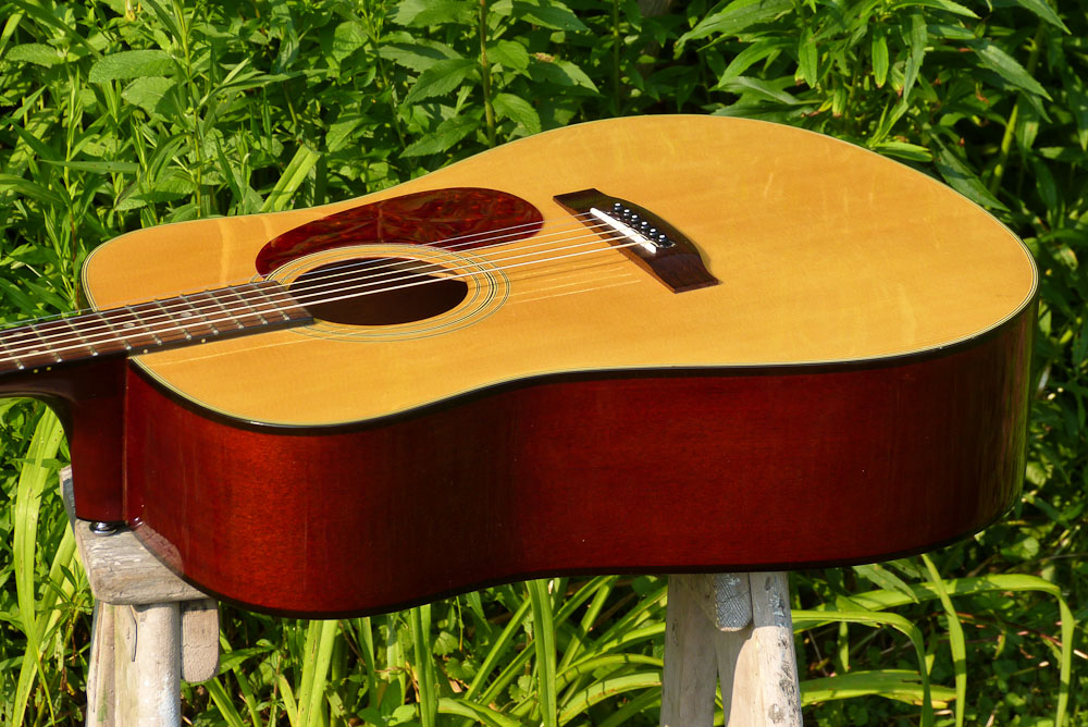 1990s Korean-made Sigma DM-2 Dreadnought Guitar