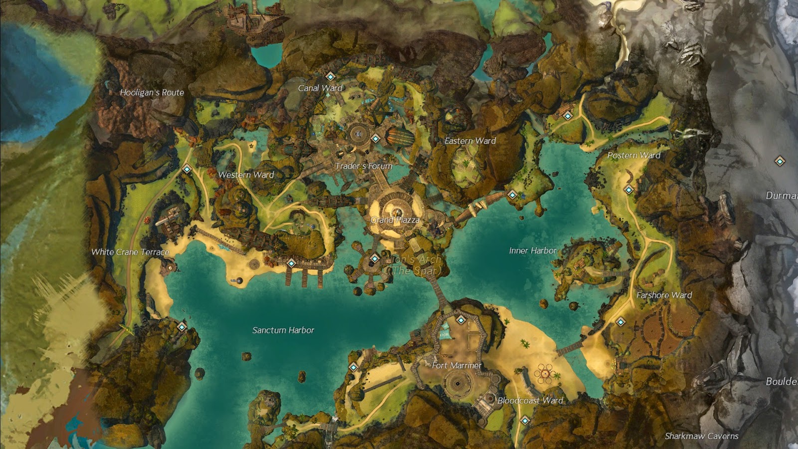 Project Tyria: Lions Arch Map (updated)
