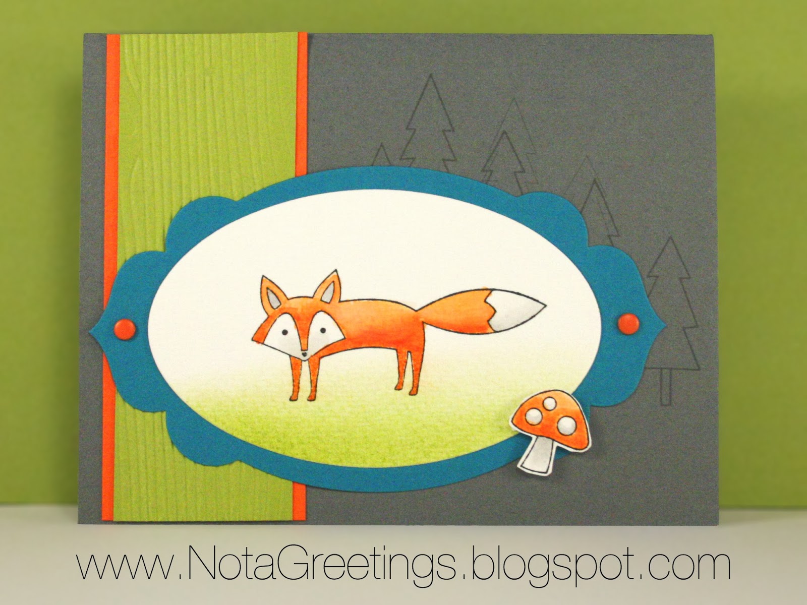 Nota Greetings: Fancy Fox