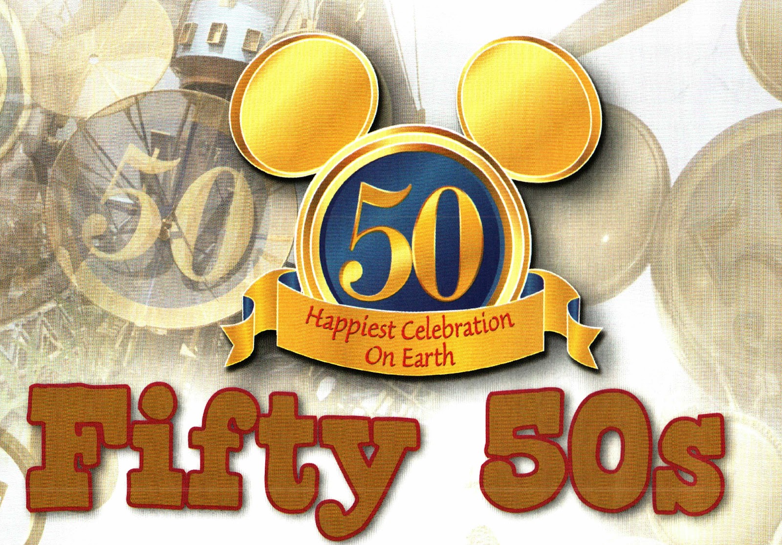 Daily Disneyana: Disneyland's 50th Anniversary