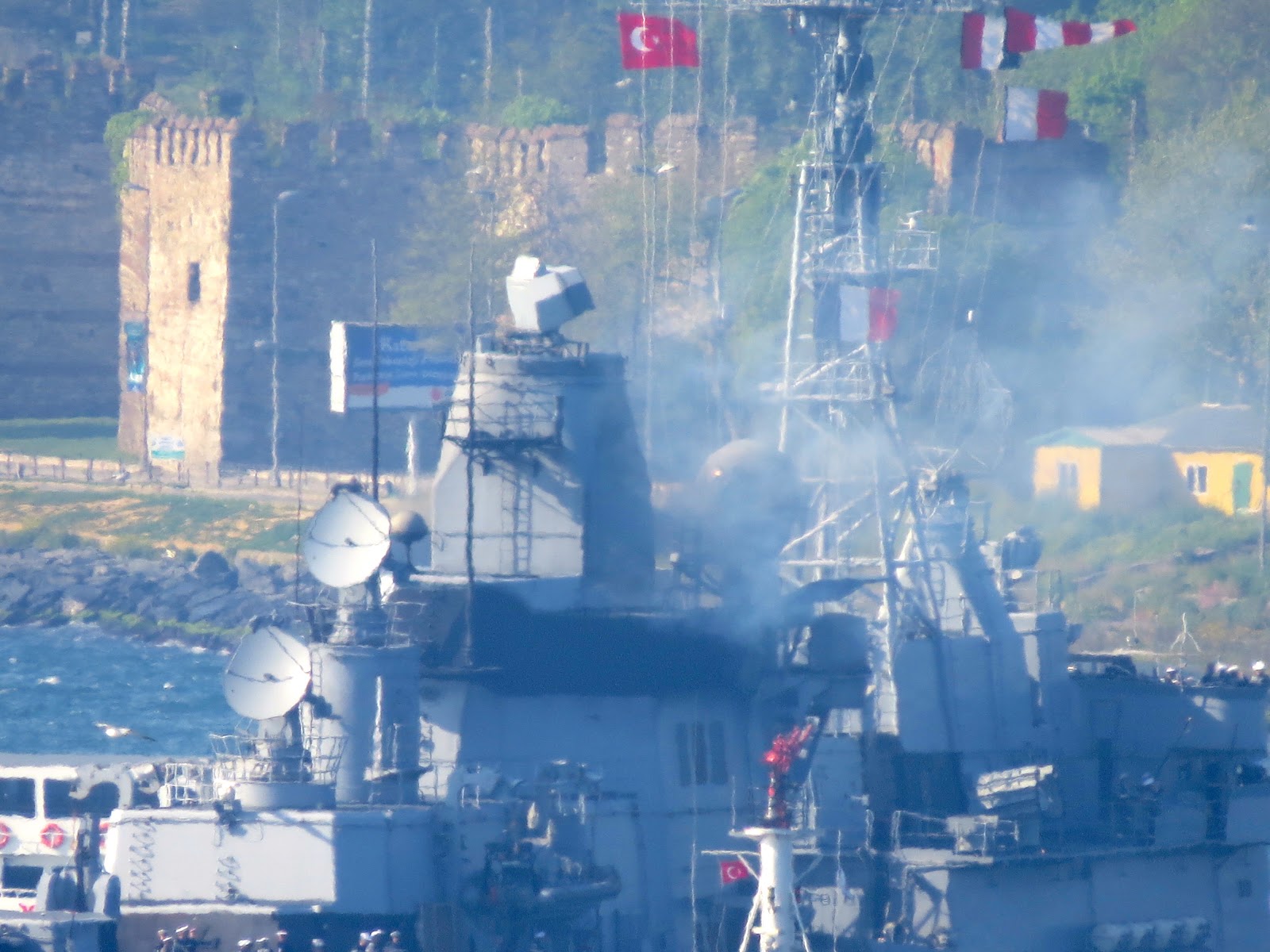 WARSHIPS ON THE BOSPHORUS: D 615 JEAN BART- Cassard-class French Frigate