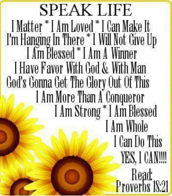 Daily Favor: Speak Life