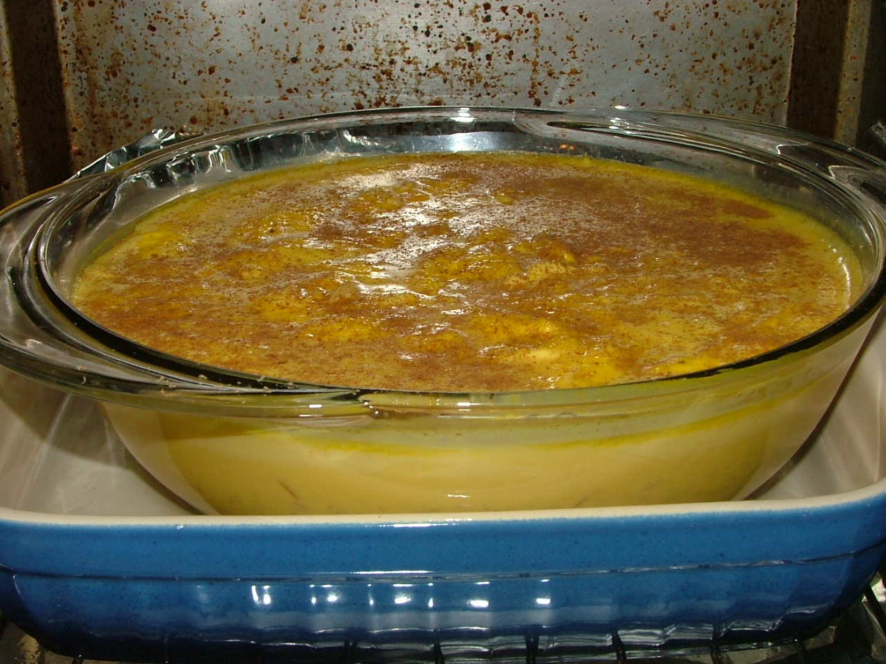 Over at Julie's: Baked Rice Pudding