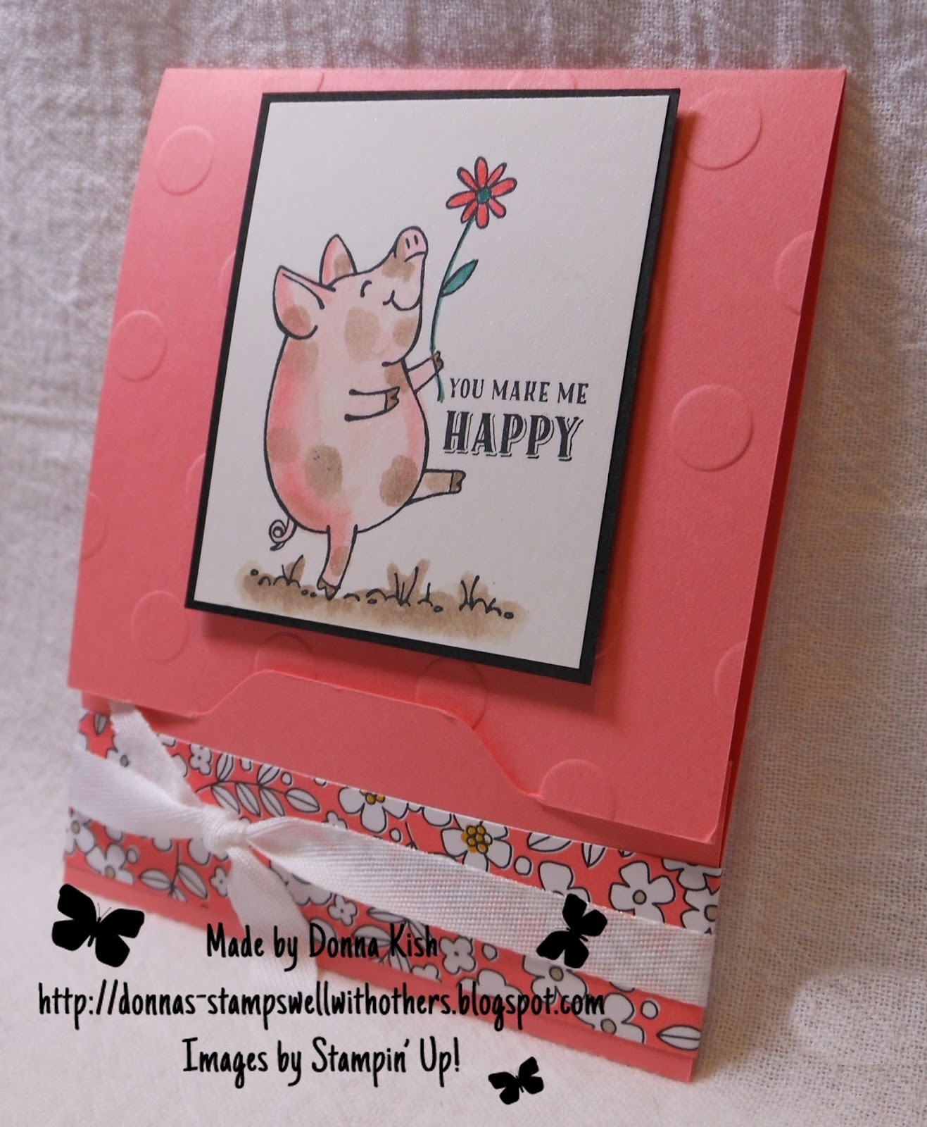 Stamps Well With Others: Little Piggy Gift Card Holder