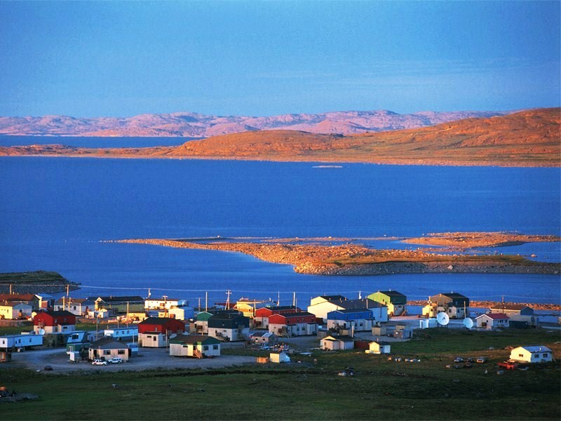 Ultima Thule: Ivujivik, pretty settlement on the shores of Hudson Strait.