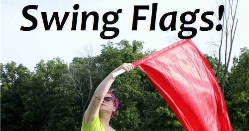 Condo Blues: How to Make Color Guard Swing Flags