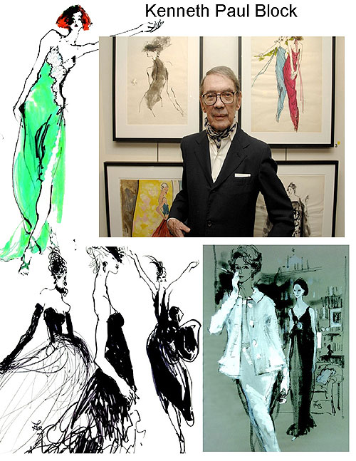 SEÑORAS: KENNETH PAUL BLOCK. ILUSTRADOR FAMOSO