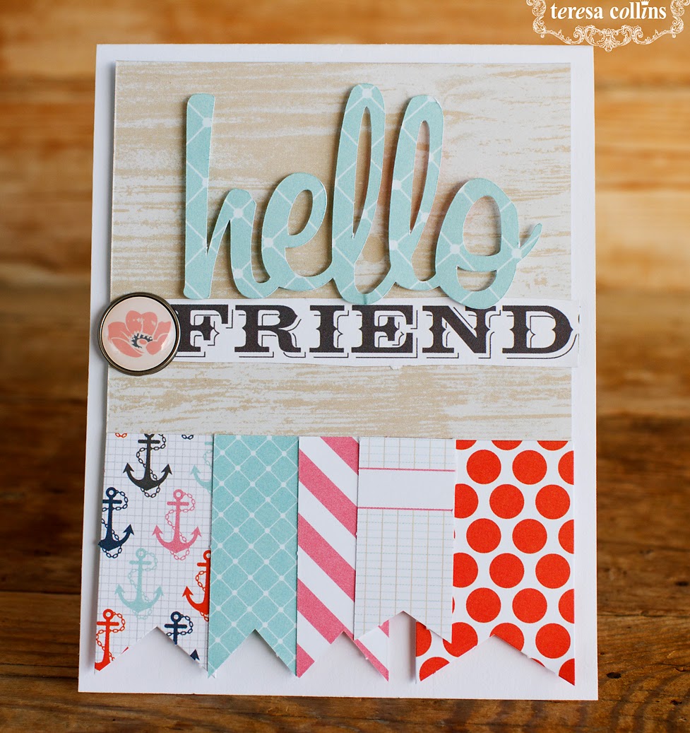 TERESA COLLINS DESIGN TEAM: Hello Friends Cards By Jamie Harder