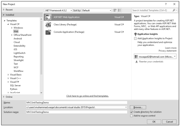 ASP.NET MVC – Unit Testing ASP.NET MVC – Unit Testing