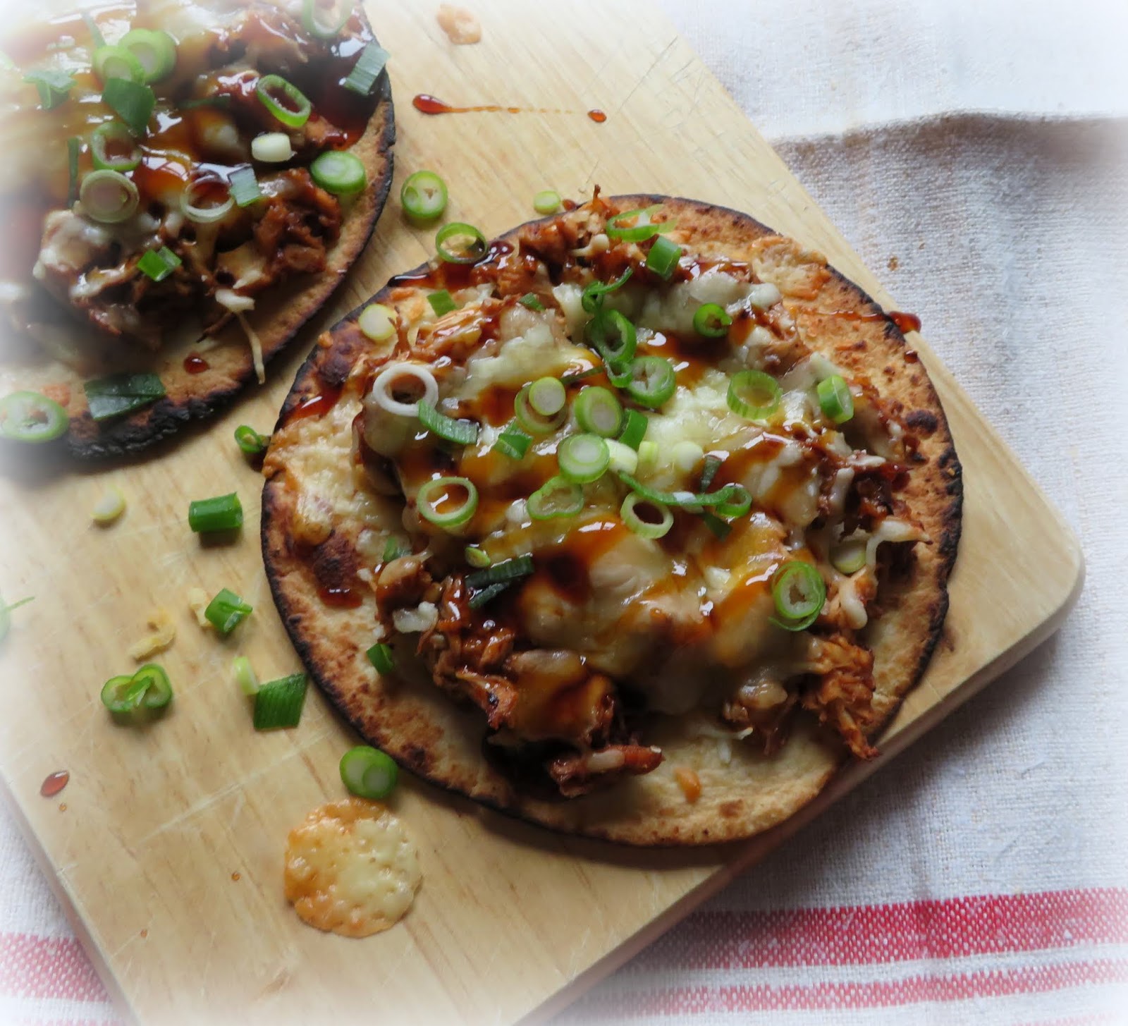 Easy BBQ Chicken Tostadas | The English Kitchen