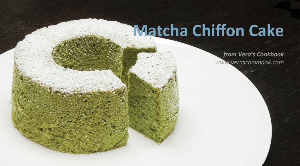 Vera's Cookbook: Matcha Chiffon Cake
