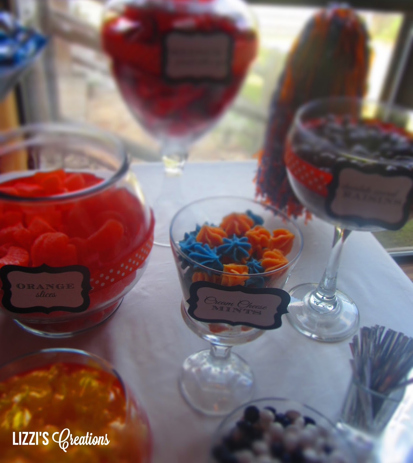 Lizzi's Creations: Project Wedding: A House Divided Candy Bar