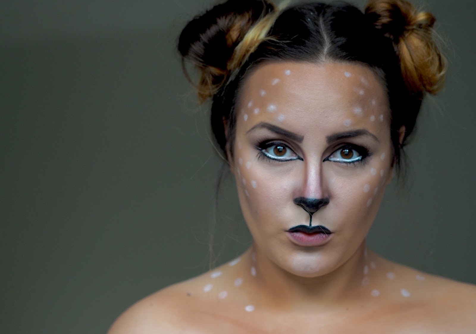 Not Your Average Halloween Makeup Look Bambi Deer