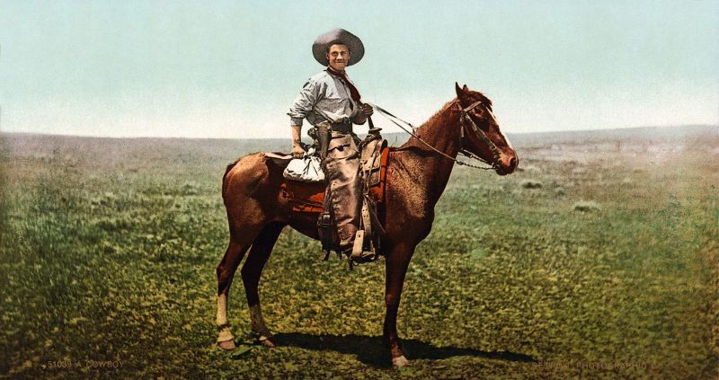 Old West in Color: Colorized Pictures of Cowboys From the Late 19th to ...