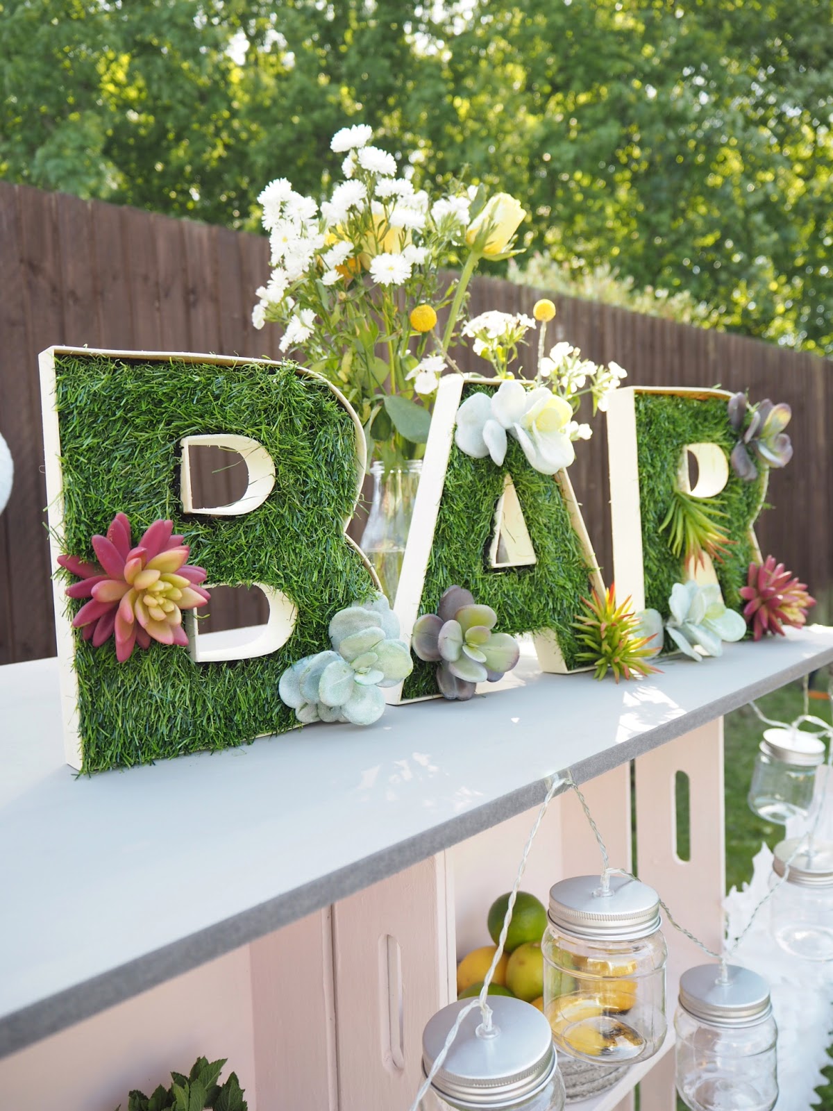 Outdoor Bar DIY with Hobbycraft* | Dove Cottage