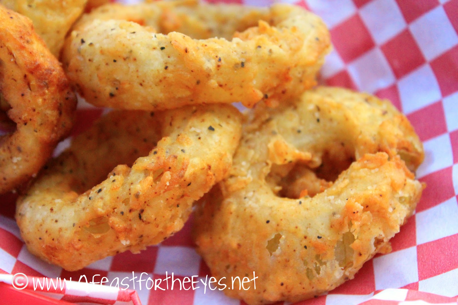 Texas-Style Buttermilk Onion Rings, Kicked up! - A Feast For The Eyes