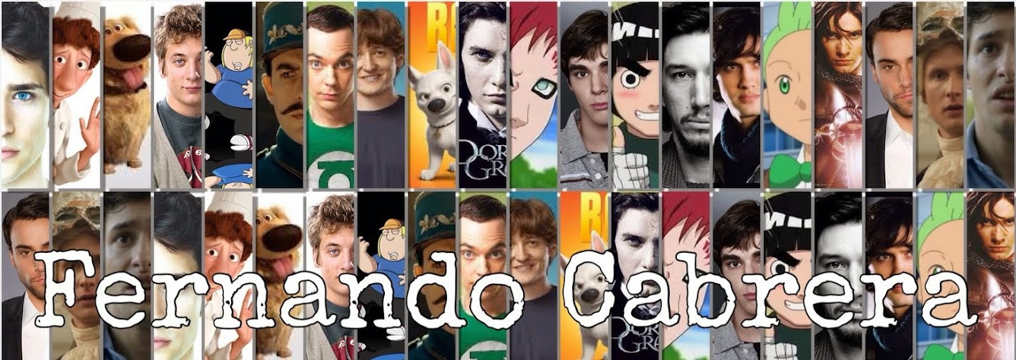 Fernando Cabrera actor de doblaje español