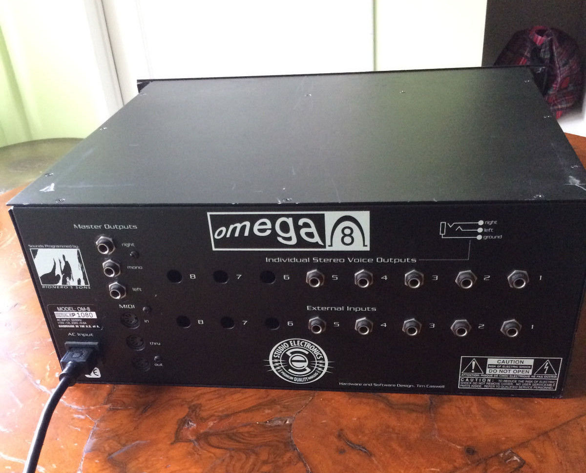 MATRIXSYNTH: Studio Electronics Omega 8 5 Voice Analog Synthesizer SN 1080