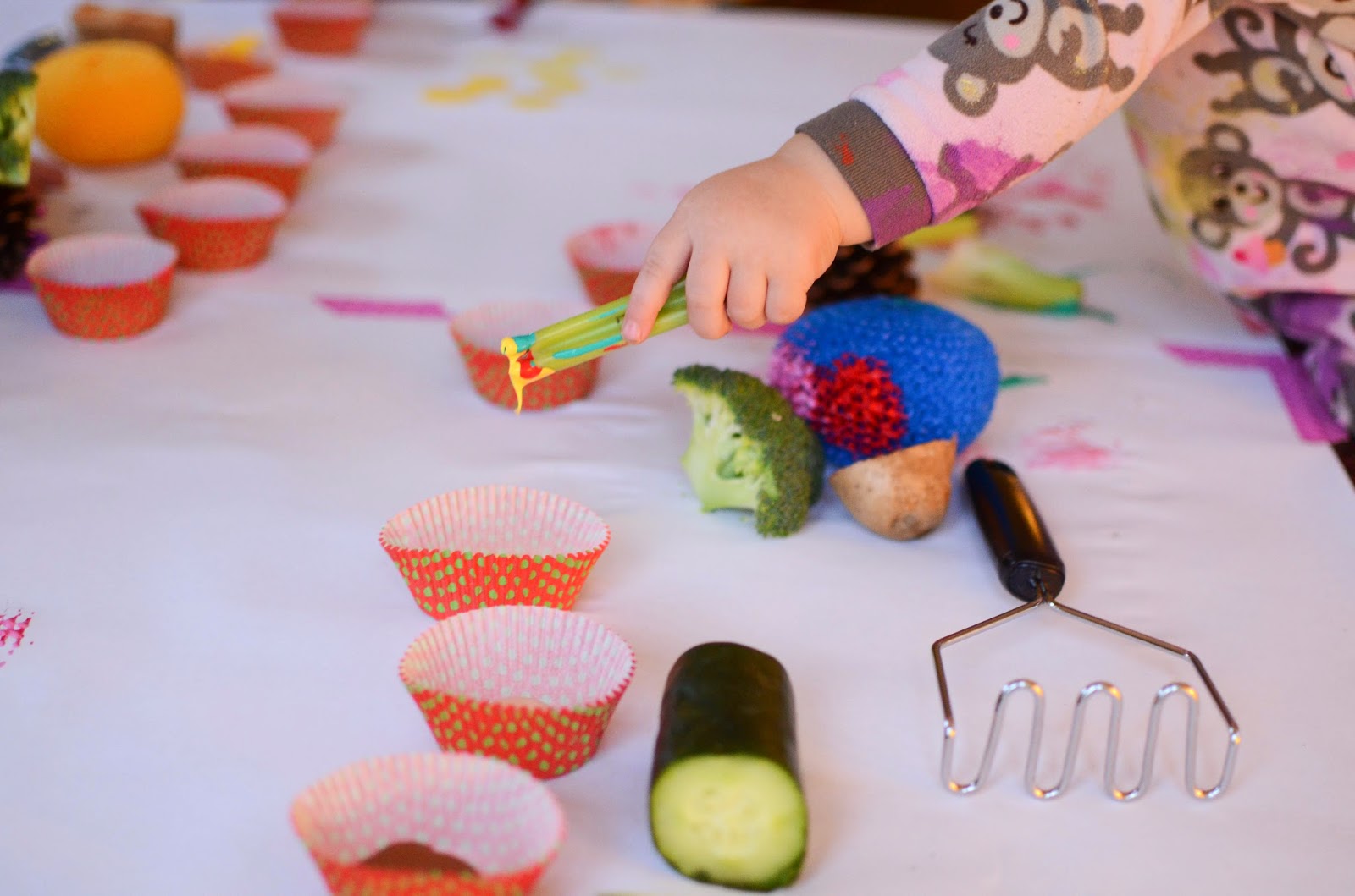 The Rosy Life: Printmaking with Toddlers