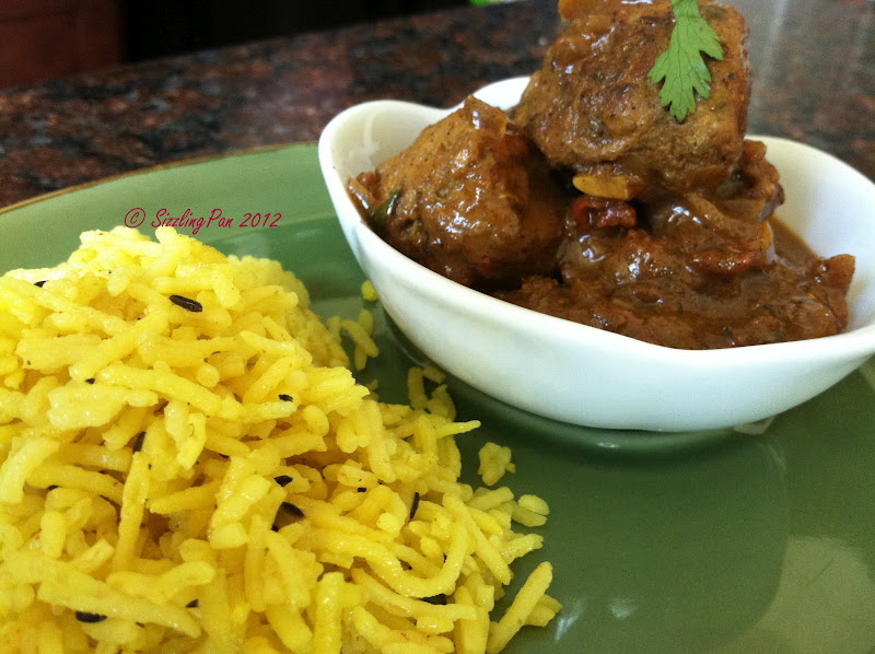 The Sizzling Pan: "Everyday Cooking"- Chicken meat ball curry/ Kheema ...