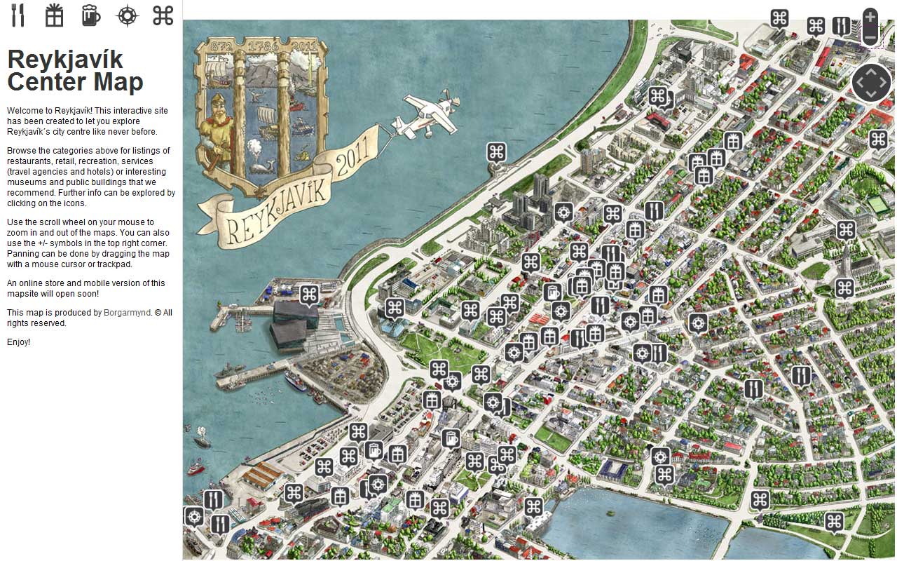 Karta Reykjavik | Karta
