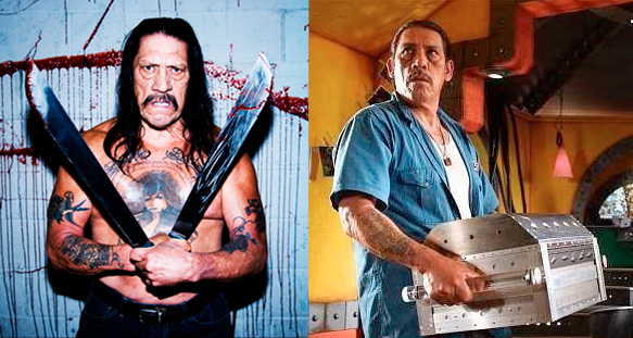 Curiosidades de "Machete" - DVD, sofá e pipoca